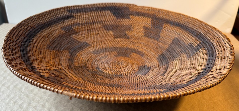 Exceptional N. California POMO Twined Basket Tray Early 20th Century | eBay