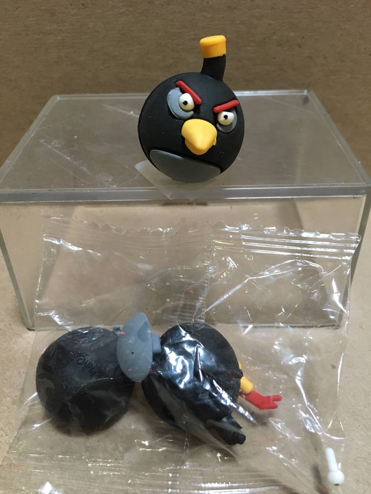 Angry Birds Eraseez LOT of ( 1 ) Puzzle Eraser, Black Bird, Bomb Bird ...