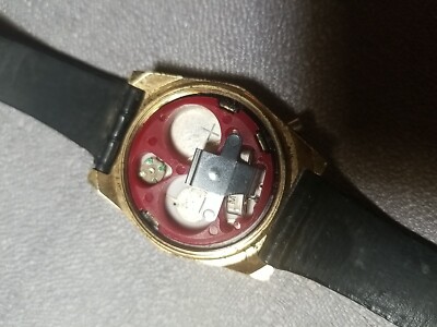 BULOVA Red Led Digital Wrist Watch N6 Gold 1970s Computron Rare ...
