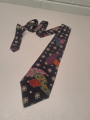 Vintage John Henry ABSTRACT ARTSY SILK Mens Suit Tie | eBay