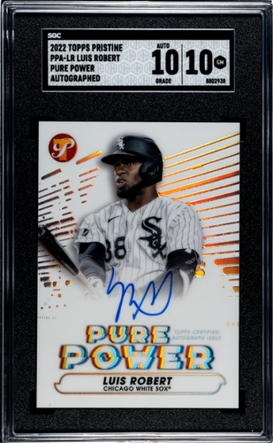 2022 Topps Pristine - Pure Power Autographs Luis Robert #PPA-LR (AU ...