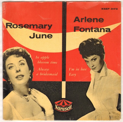 ROSEMARY JUNE / ARLENE FONTANA "I'M IN LOVE" EP 1959 KARUSELL 3173 | eBay