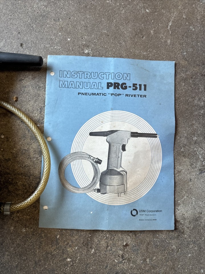 PRG 511 POP RIVETER RIVET TOOL GUN PRG 510 USM Corportation | eBay