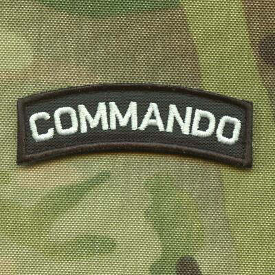 Commando shoulder tab embroidered military morale tactical army ...