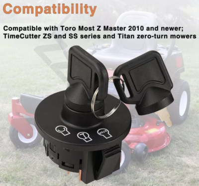 Ignition Switch Fits Exmark Pioneer E & S-Series Mowers w/2 KEYS USA | eBay