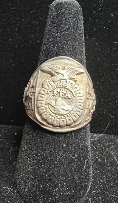 Vintage Balfour Sterling Silver FFA Ring Sz 9 1/2 | eBay