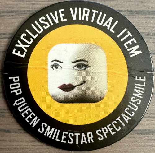 Roblox POP QUEEN SMILESTAR SPECTACUSMILE virtual RARE CODE - IMMEDIATE ...