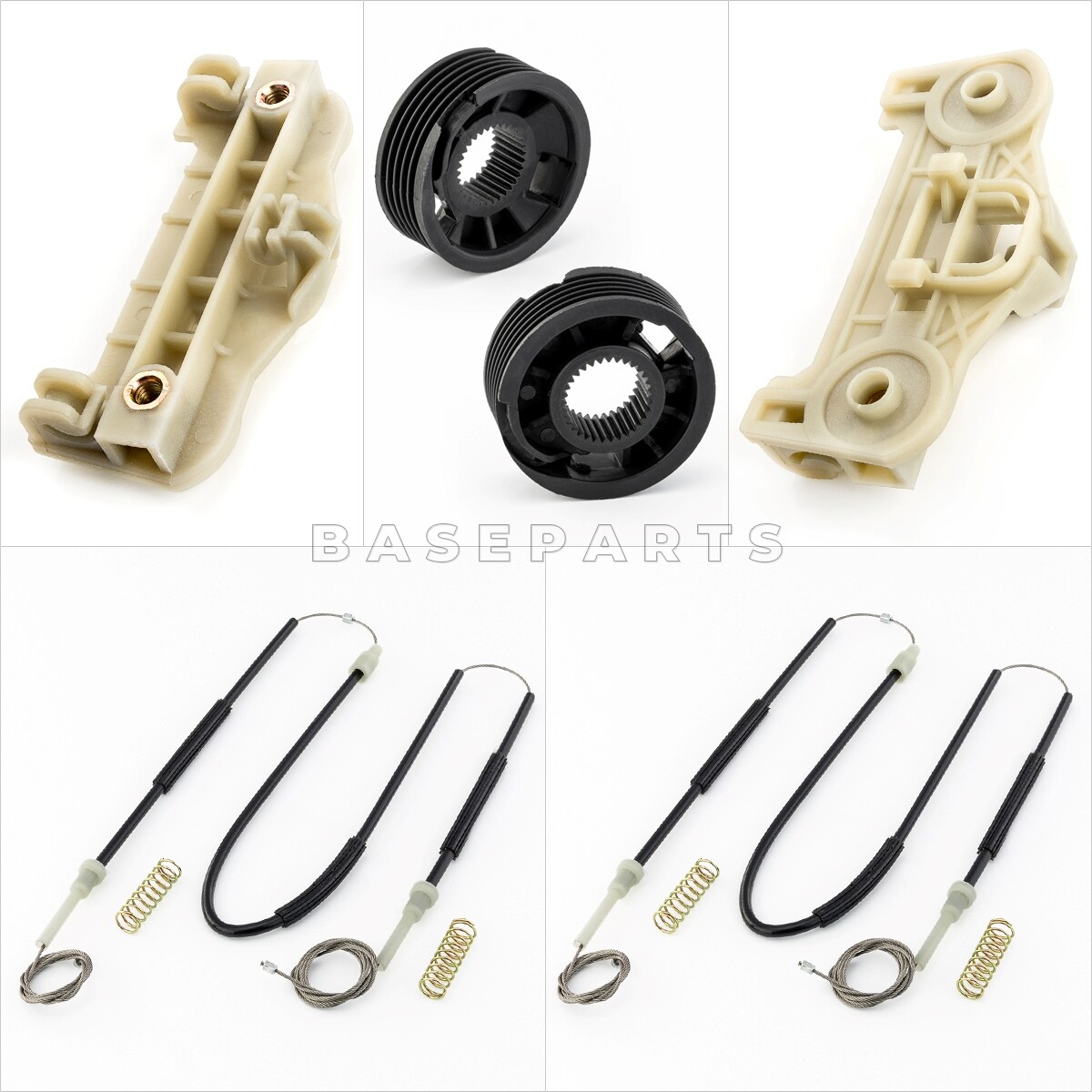 2x Window Regulator Repair Kit Set Rear Left Right for BMW 5ER (E39 ...
