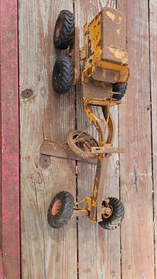 Doepke Model Toys Adams Road Grader Diesel Motor Orange Steel, Parts Or ...
