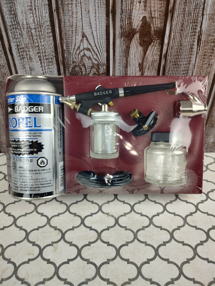 Badger 350 Standard Set Airbrush Kit w/ Propel Can – New in Box | eBay