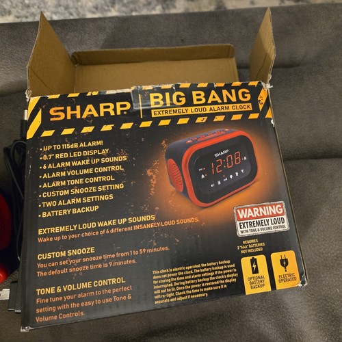 Big Bang Super Loud Alarm Clock for Heavy Sleepers, 6 Extremely Loud ...