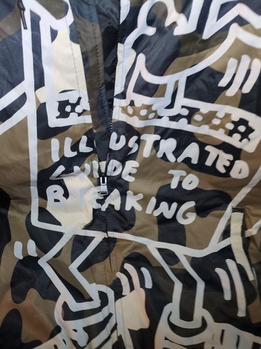 NEW Keith Haring x Members Only Windbreaker Freedom Jacket Size Large ...