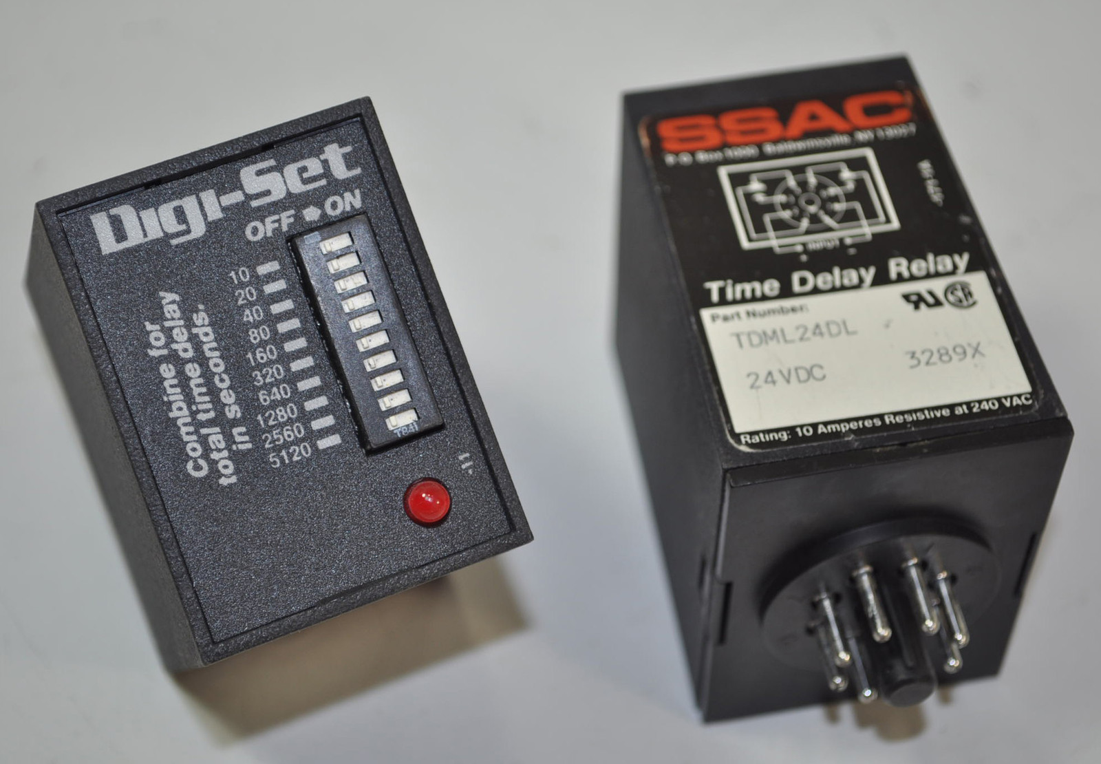 MINT Digi-Set SSAC Time Delay Relay LOT of 2 #- TDML24DL 24VDC | eBay