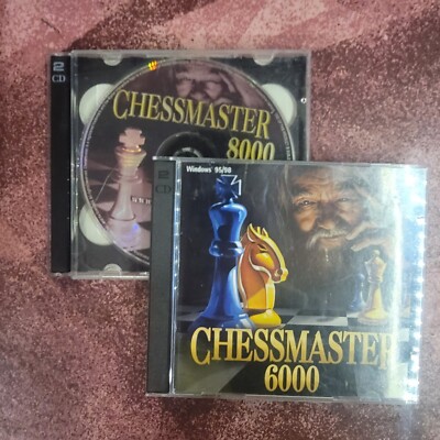 Chessmaster 6000 + Chessmaster 8000 PC CD-ROM Games | eBay