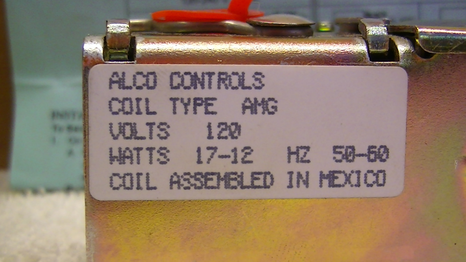 ALCO SOLENOID COIL p/n COL03780 COIL TYPE AMG 120 VOLTS | eBay