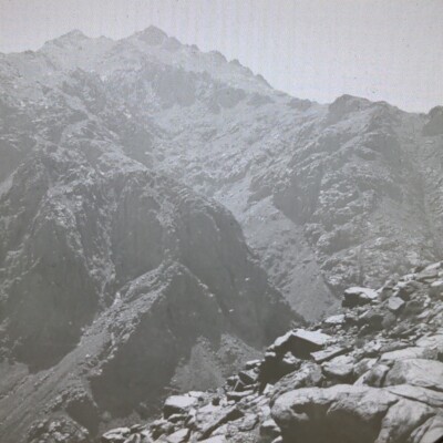 Egypt Jebel Katarina Mountain 1882 Magic Lantern Slide Gabal Katrîne ...