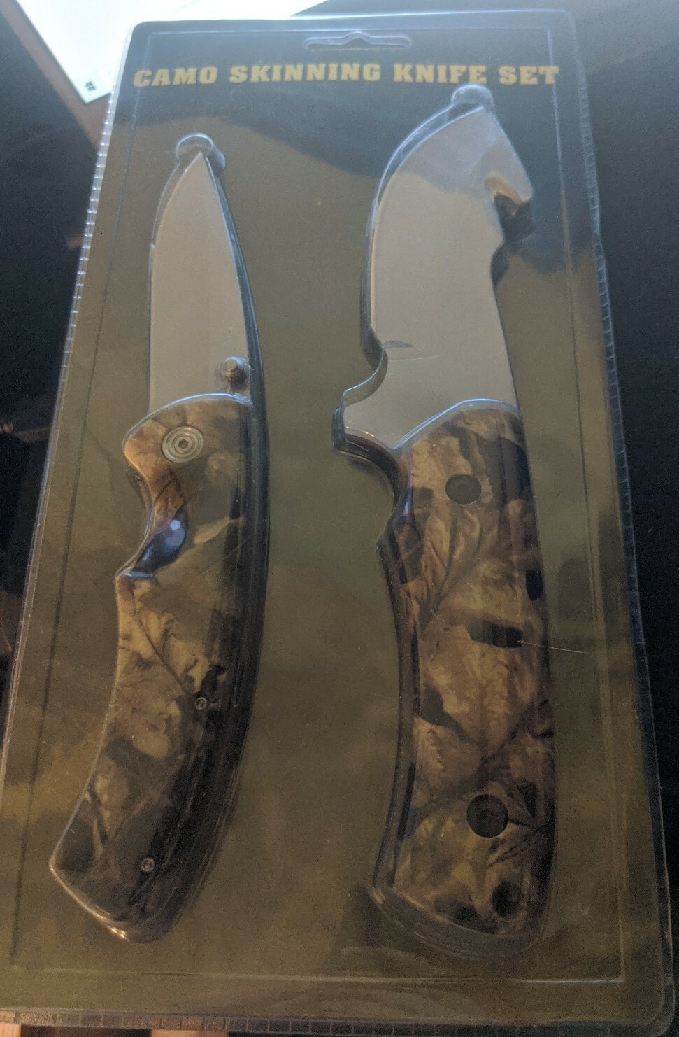 Rite Edge Camo 2 Piece Combo Knife Set New in Package #210811-Set 8-1/2 ...