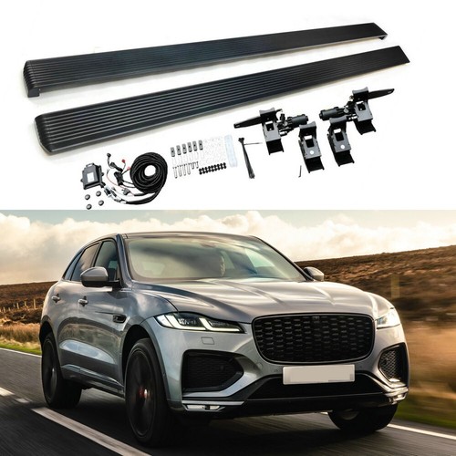 2PCS Power Side Steps Deployable Running Boards Fits For Jaguar F-Pace ...