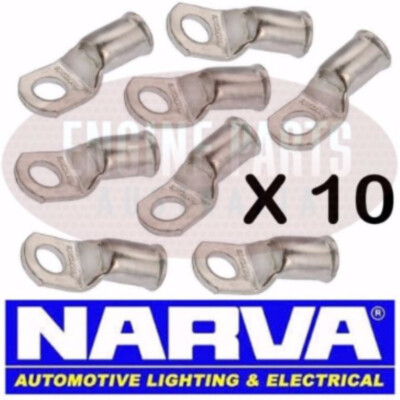 NARVA BATTERY CABLE EYELET LUG CABLE SIZE 95mm2 STUD SIZE 10mm 57146 ...