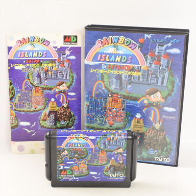 RAINBOW ISLANDS EXTRA Mega Drive Sega 2128 md | eBay