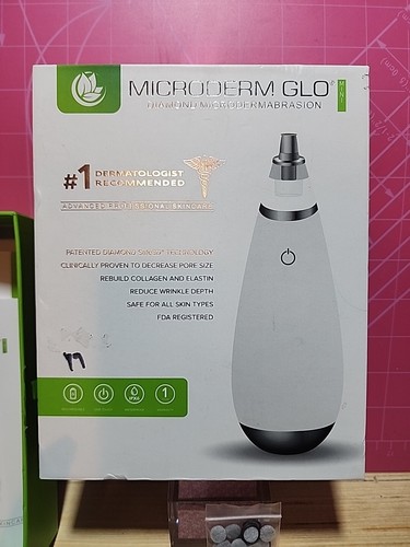 Microderm GLO Diamond Microdermabrasion Exfoliator Machine And Suction ...