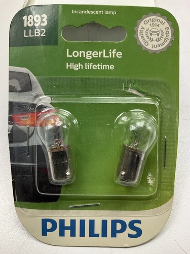 Philips 1893LLB2 Longerlife Instrument Panel Lamp Light Bulb 1893 - 2 ...