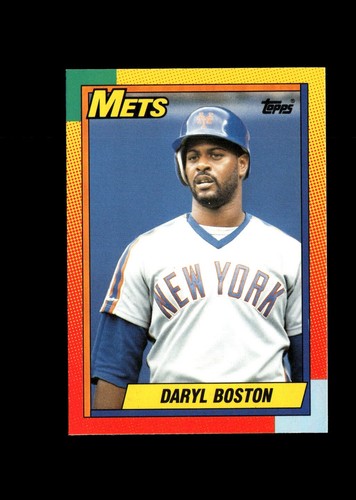 Daryl Boston - 1990 Topps Traded Card #11T - New York Mets + Free Ship ...