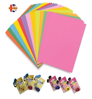 A4 Coloured Paper 80gsm ~ Craft Art Paper Packs ~ Printer Copier Sheets ...