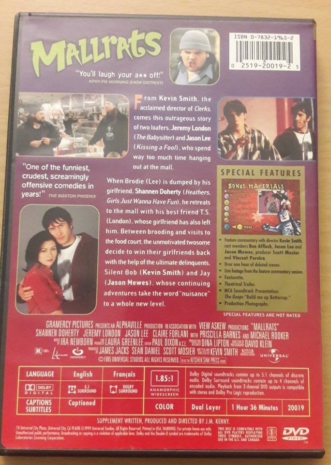 Mallrats (Collector's Edition) (DVD, 1995) | eBay