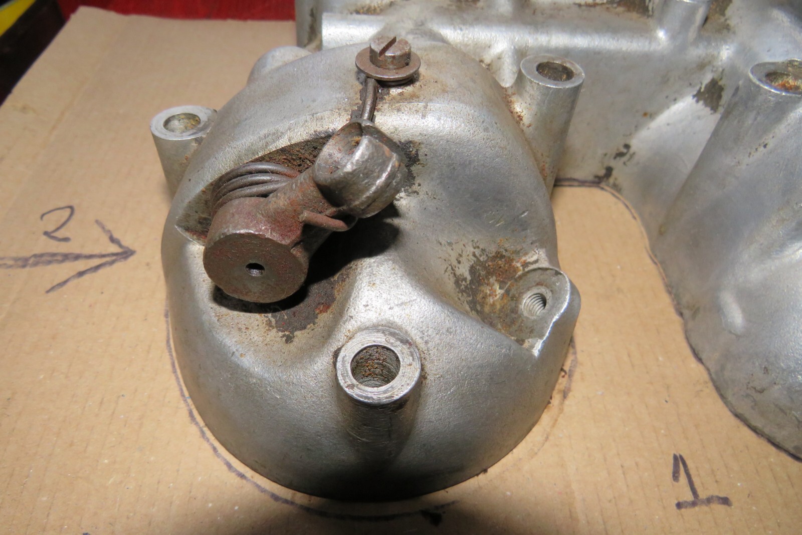 AJS MATCHLESS SINGLE LIGHTWEIGHT ROCKER BOX / DECOMPRESSOR PARTS | eBay UK