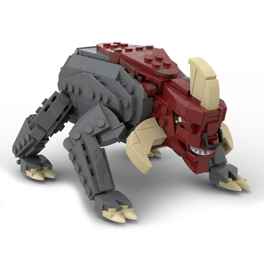 Reek Beast Mammal with Horns 487 Pieces Building Toys from Movie MOC ...