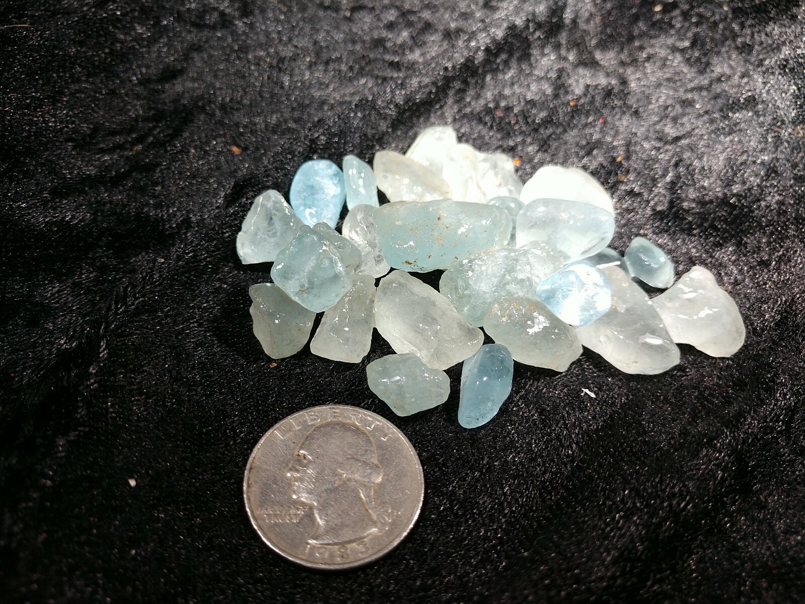 Blue topaz crystals specimens Brazil 69 grams | eBay
