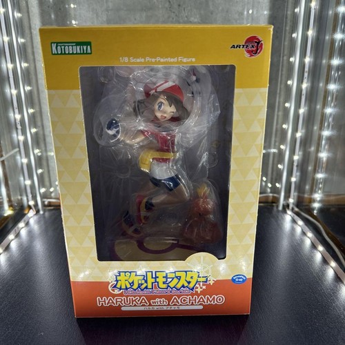 Japan Anime Toy KOTOBUKIYA ARTFX J Pokemon HARUKA With ACHAMO Action ...