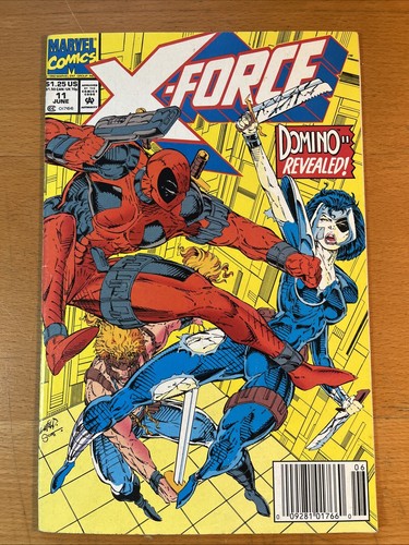 X-Force #11 1992 Marvel Comics Newsstand Deadpool 1st App Domino | eBay