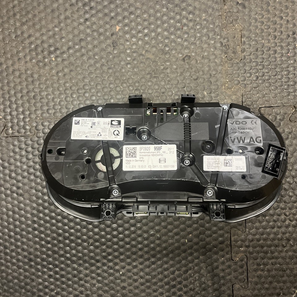 SEAT LEON MK3 5F 2014 - 2017 1.0 TSI Instrument Cluster Speedo Clocks ...