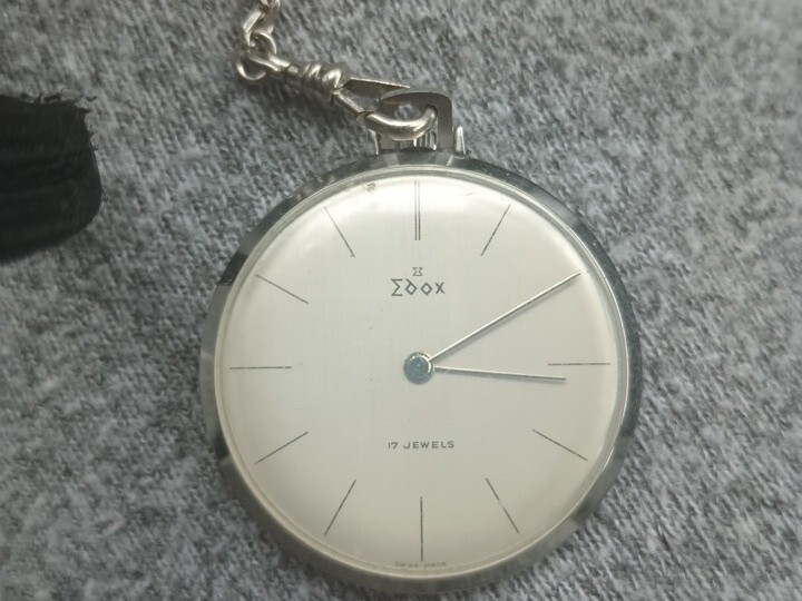 Edox 17 Jewels swiss Made Pocket Watch - Gem