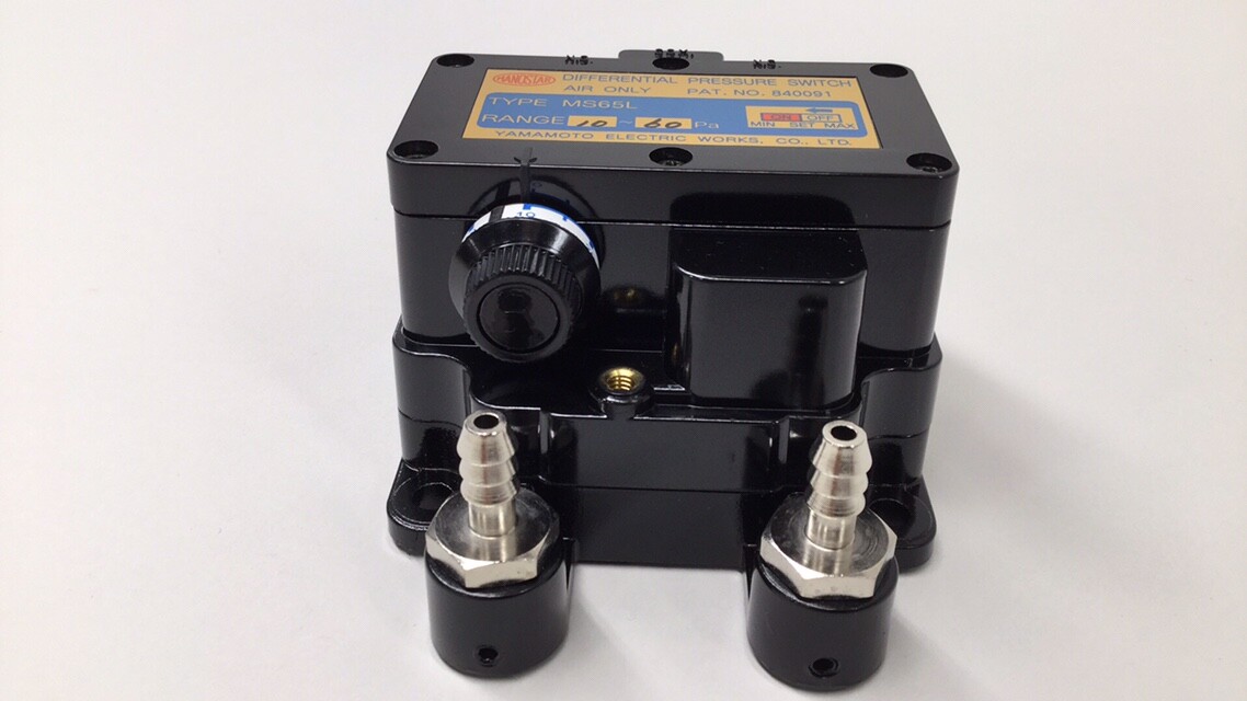Yamamoto MS65LV Differential Pressure Switch Manometer TEL 024-015247-1 ...