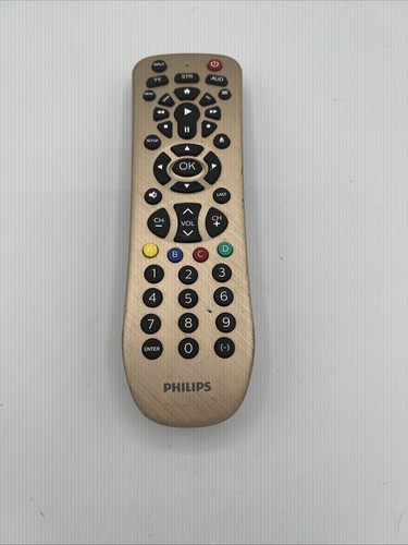 Gold Philips Universal Remote 4 Device Luxury Control TV Brushed | eBay