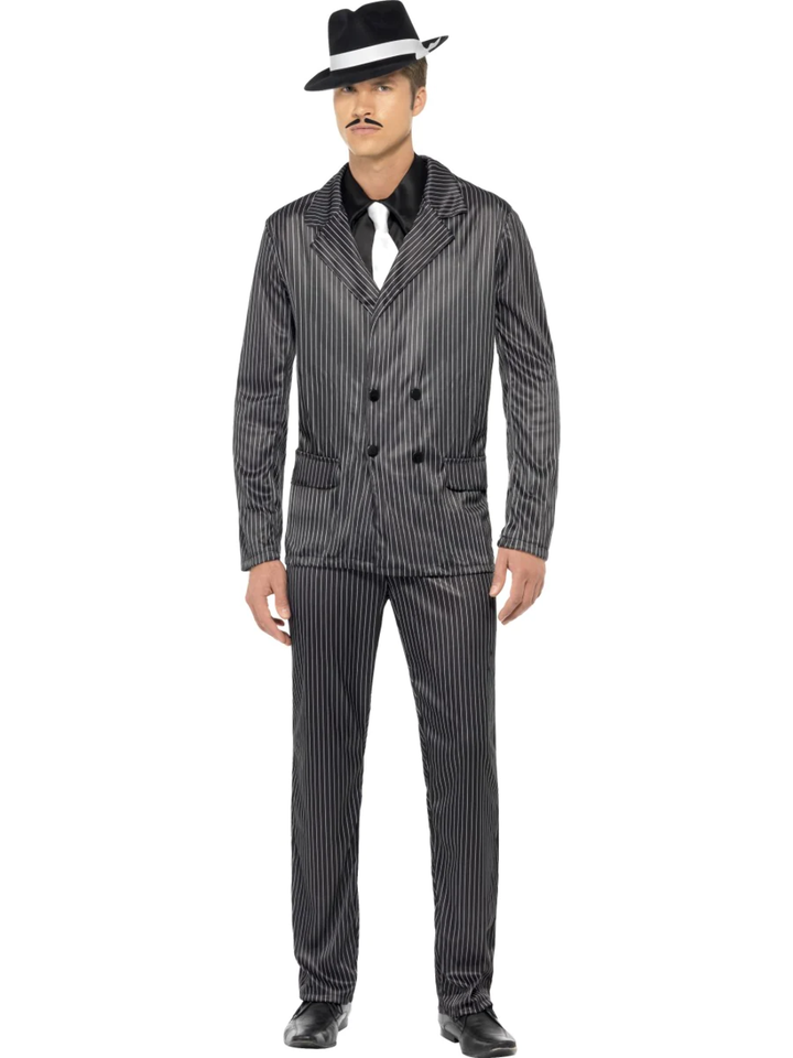 Gangster Kostüm Nadelstreifen Herren Zoot Anzug Vintage 1920s Mafia ...