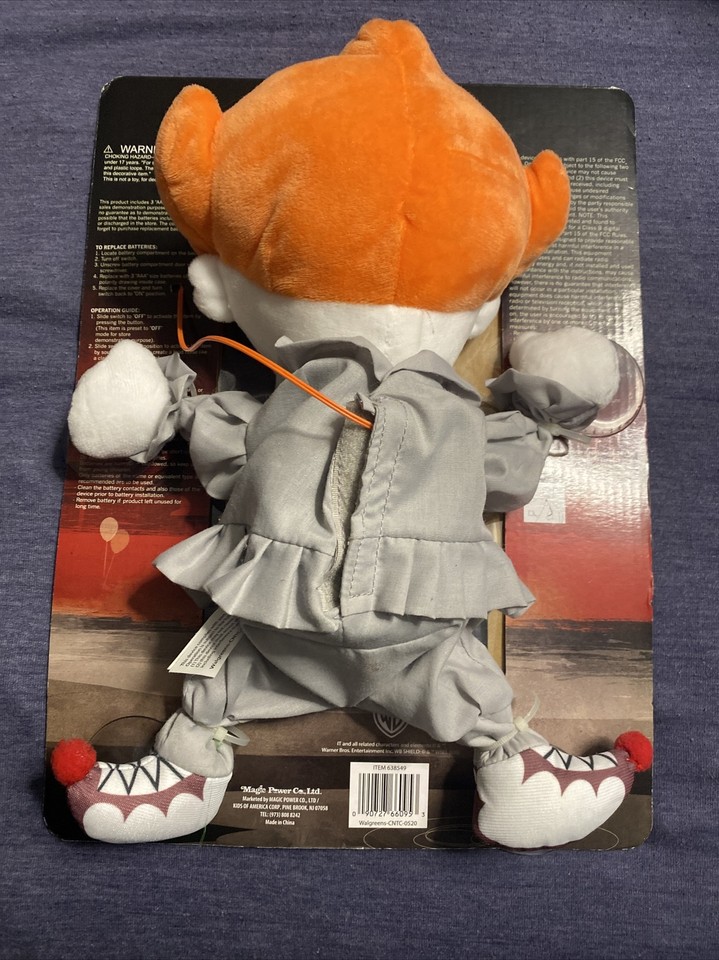 IT Pennywise The Clown Window Wiggler Decoration Sound Sensor New | eBay