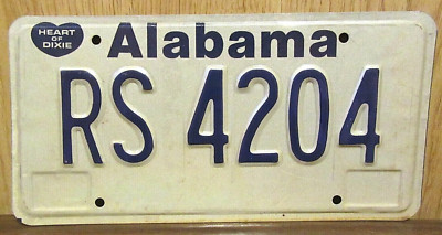 Alabama 420 License Plate Tag # RS-4204, HIGH TIMES | eBay