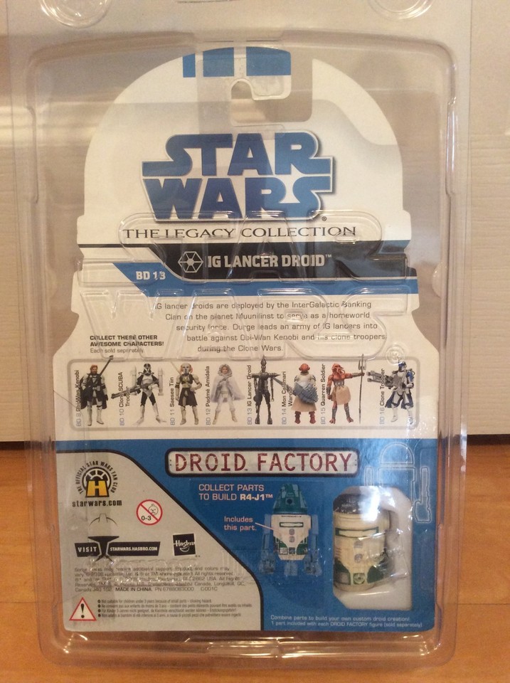 Star Wars The Legacy Collection IG Lancer Droid Action Figure MOC ...
