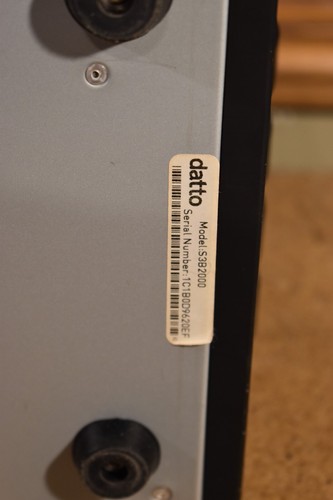 Datto S3B2000 4 Bay 3.5" NAS Intel Xeon D-1521 2.4GHz 32GB RAM 120GB ...