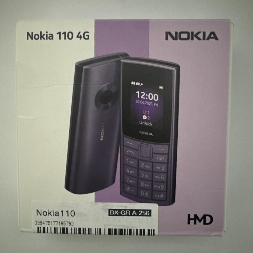 Nokia 110 4G Mobile Phone - Grade A, Unlocked, Sim Free,Big Buttons ...