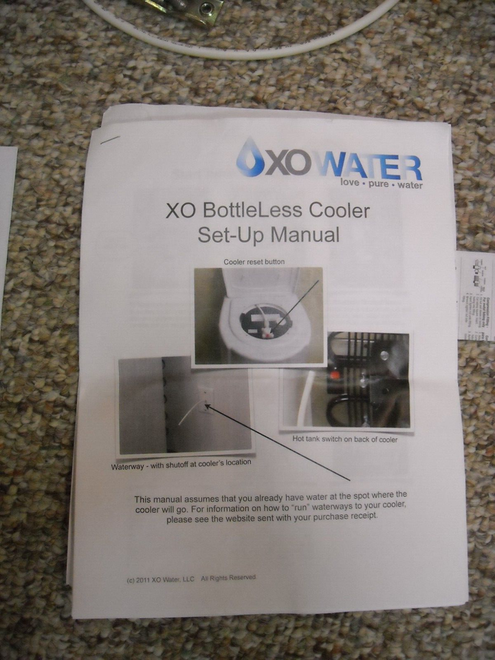 Two (2) Bottleless Water Cooler XO5515 Filter Heads for XO5515 Water ...