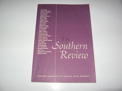 1993 Southern Review James Prewitt, Rosenthal, Macauley, Arnold; Toni ...