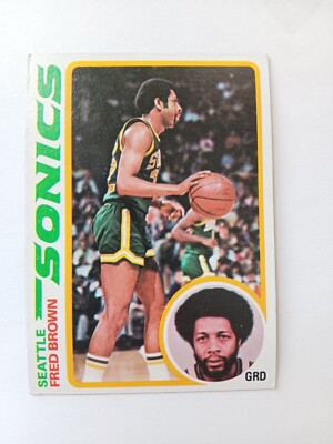 1978-79 Topps Fred Brown Seattle SuperSonics #59 | eBay