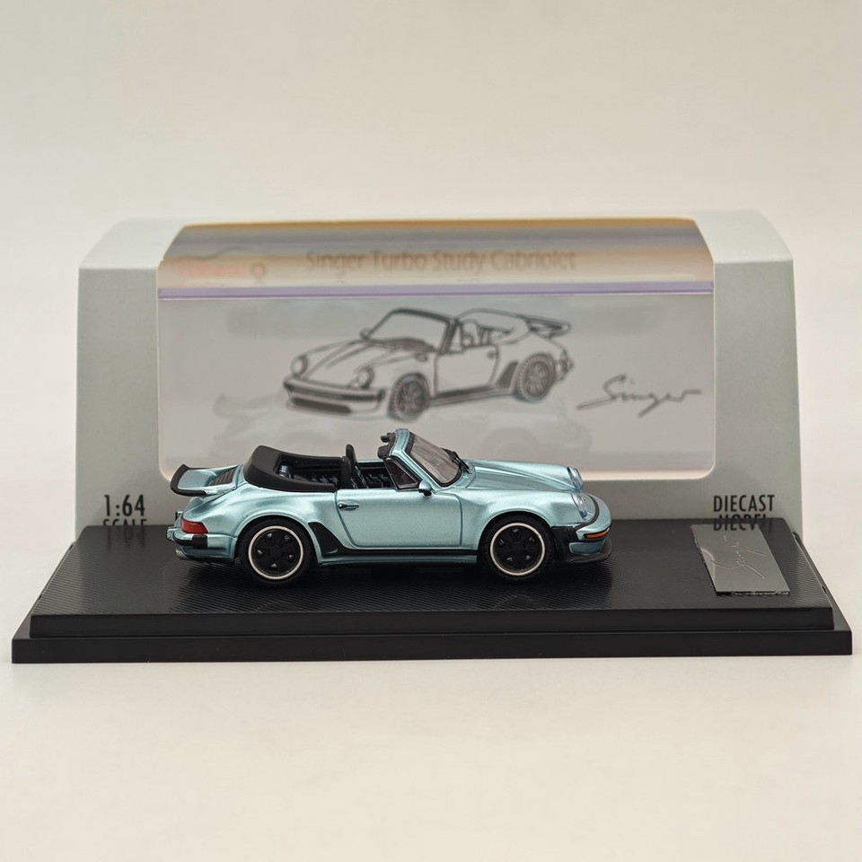 1/64 RM Porsche 930 Singer Turbo Study Cabriolet Diecast Toy Car ...
