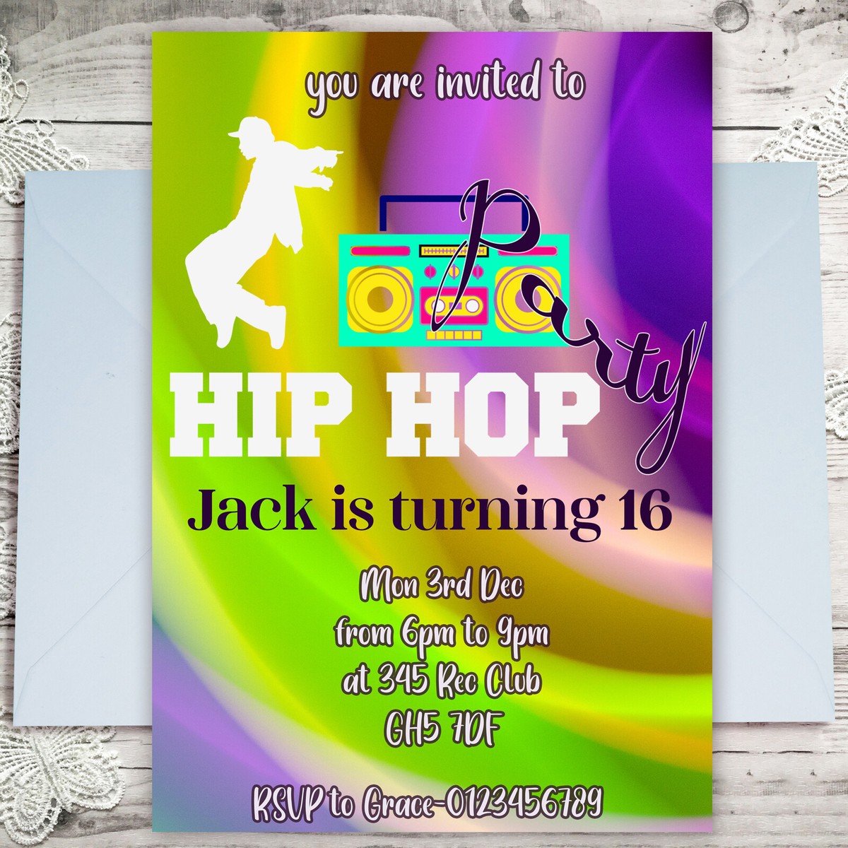Dance Party Invitations Examples