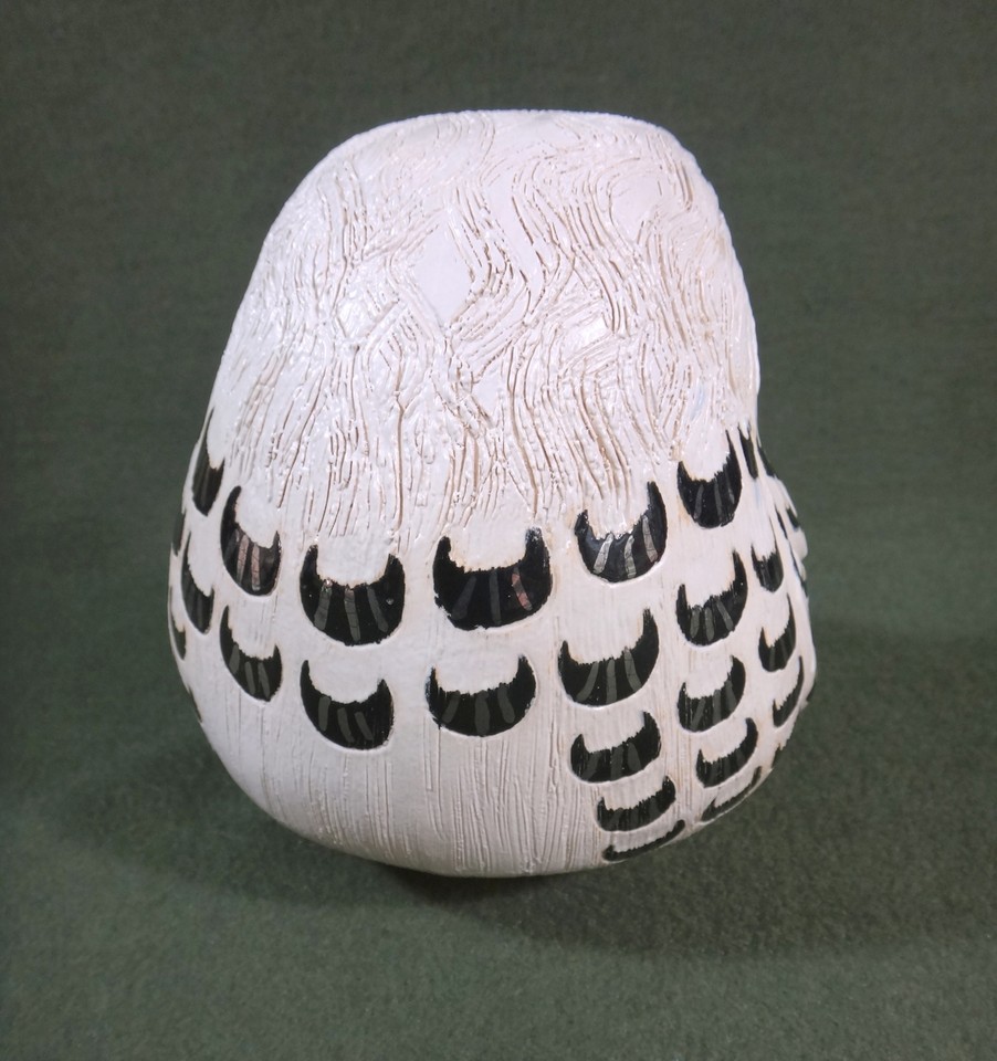 ARTESANIA RINCONADA Ceramic Art ltd ed LARGE SNOW OWL retired URUGUAY ...